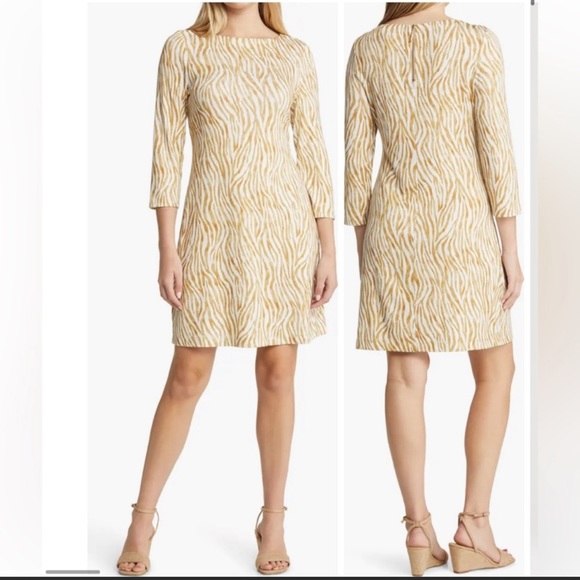 Tommy Bahama | Dresses | Tommy Bahama Darcy Zesty Zebra Print Ponte ...